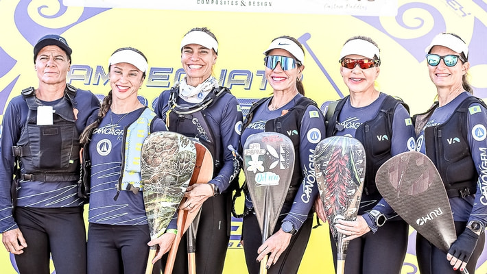 Equipe feminina do YCB rumo ao Pan de Va’a 2024 - Yacht Clube da Bahia